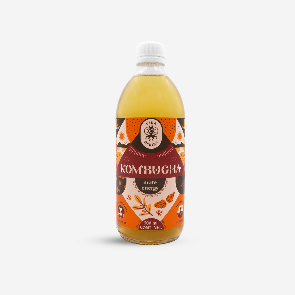 Kombucha Mate Energy (Paquete de 12) – Vida Bebida