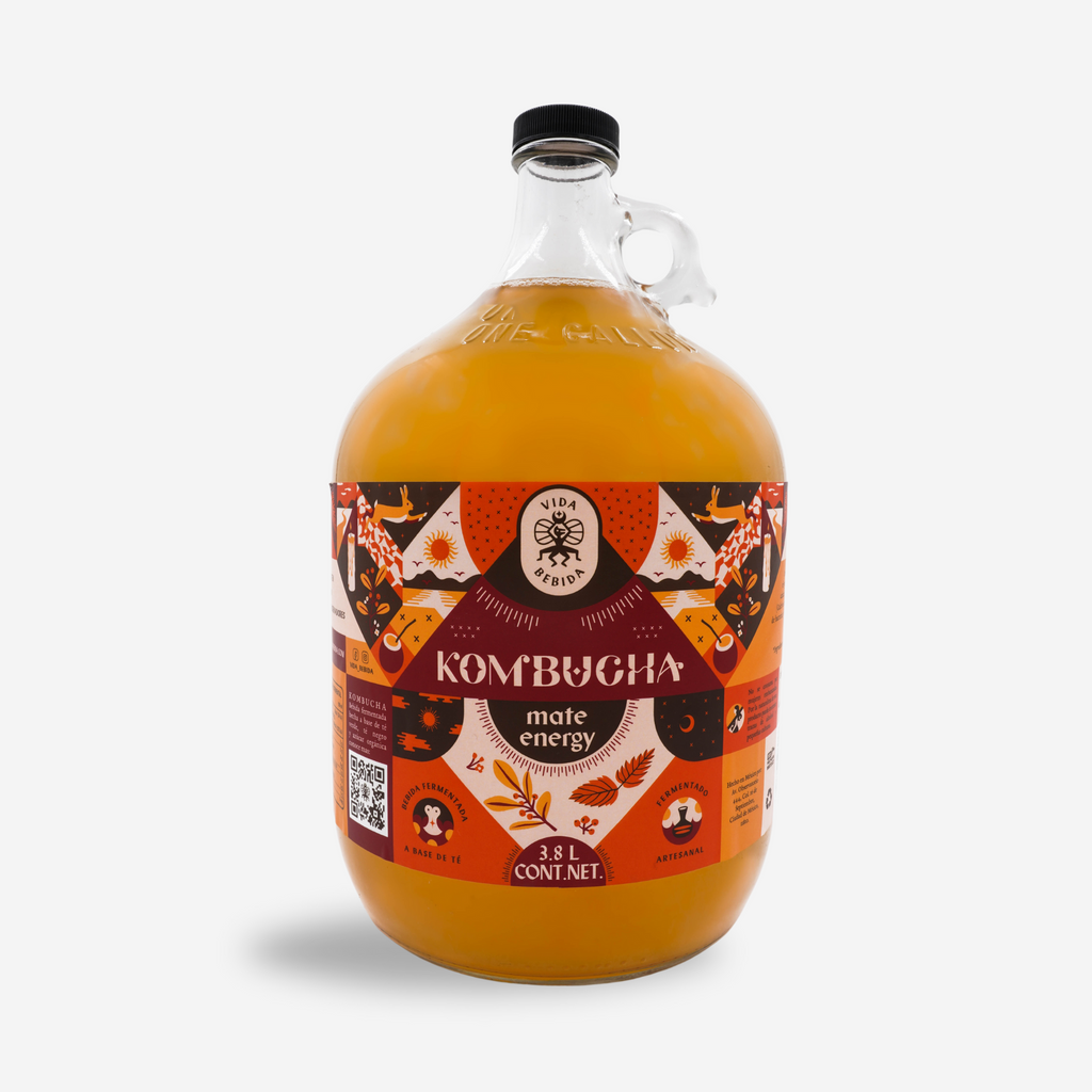 Kombucha Mate Energy Bidón – Vida Bebida