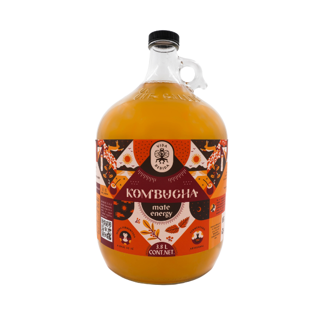 Kombucha Mate Energy Bidón – Vida Bebida